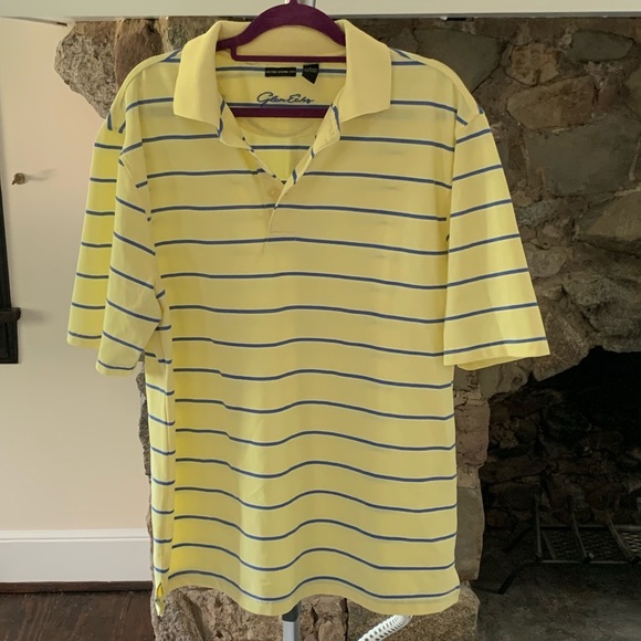 Glen Echo | Shirts | Mens Yellow Golf Shirt | Poshmark